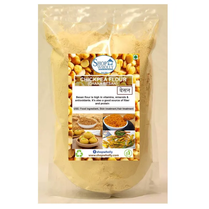 ShopWholly Premium Besan (Gram Flour / Chana Ko Pitho) – 100% Natural ...