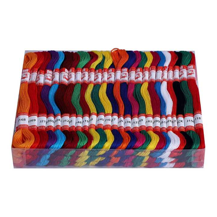 Doli Hand Embroidery Thread 10 Different Colour | Daraz.com.np