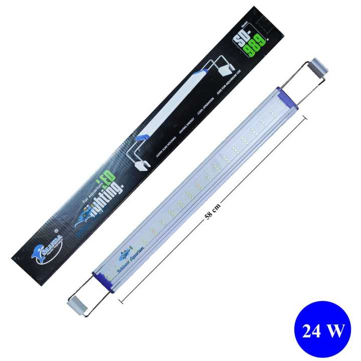 Shanda 24 Watt LED Light for Planted Aquarium Tank Plant Growth SD-989 ...