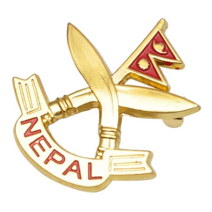 Nepal Flag With Khukuri Cross Brooch | Daraz.com.np