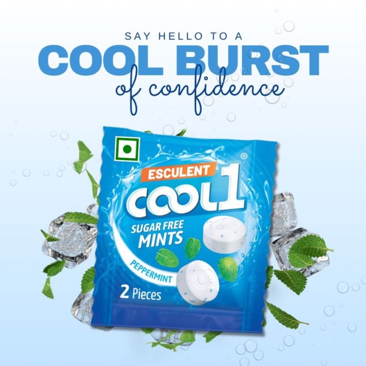 Cool1 Peppermint Compressed Mint - Peppermint Flavor – 220 Pkts - 440 ...