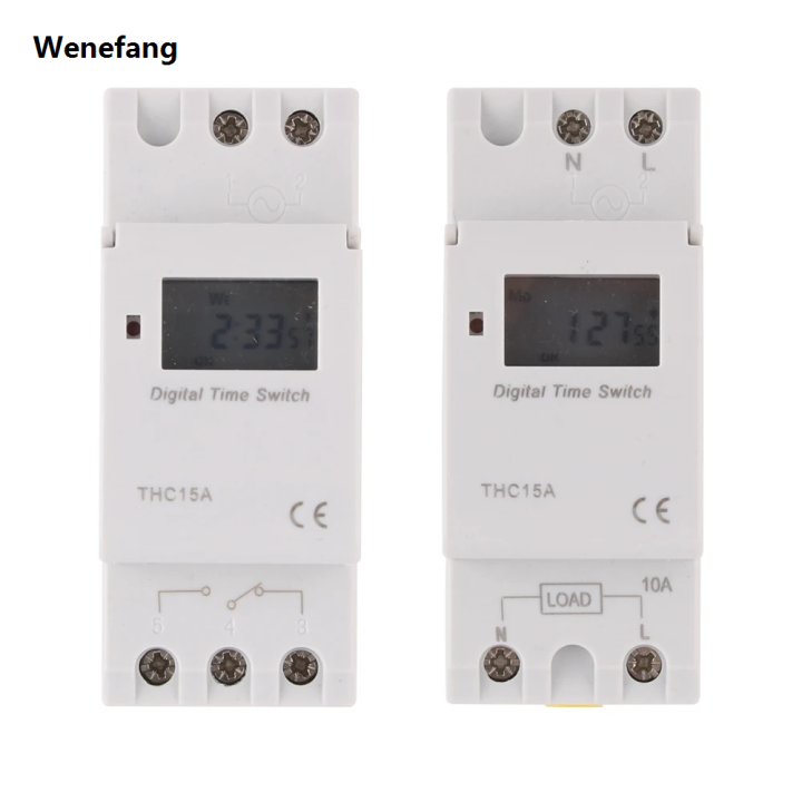 Wenefang 1pc Electronic Weekly 7 Days Programmable Digital Timer Switch ...
