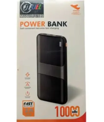 Fuel FU-189 10000mAh Fast Charging Power Bank – Dual Input & Output ...