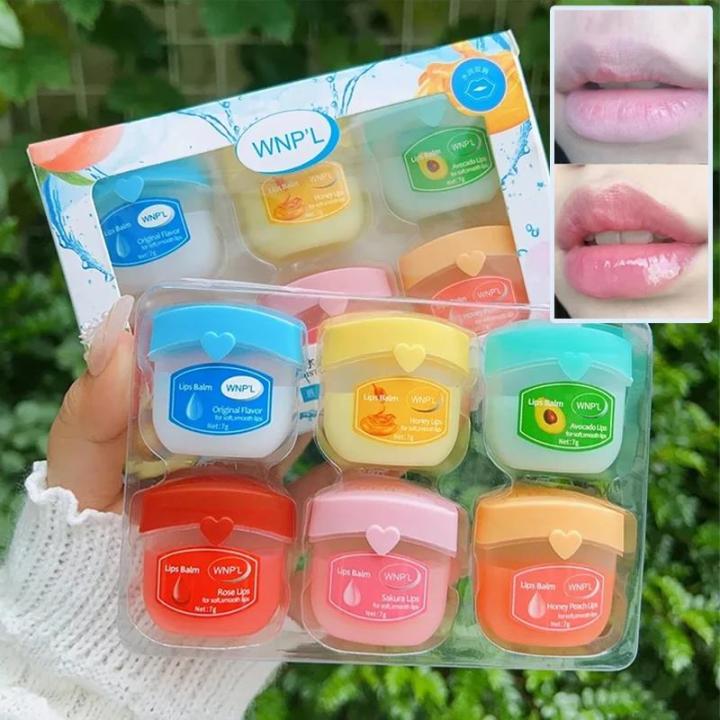 8/1Pc Transparent Moisture Lip Balm Fruit plant essence Hydrating Lip ...
