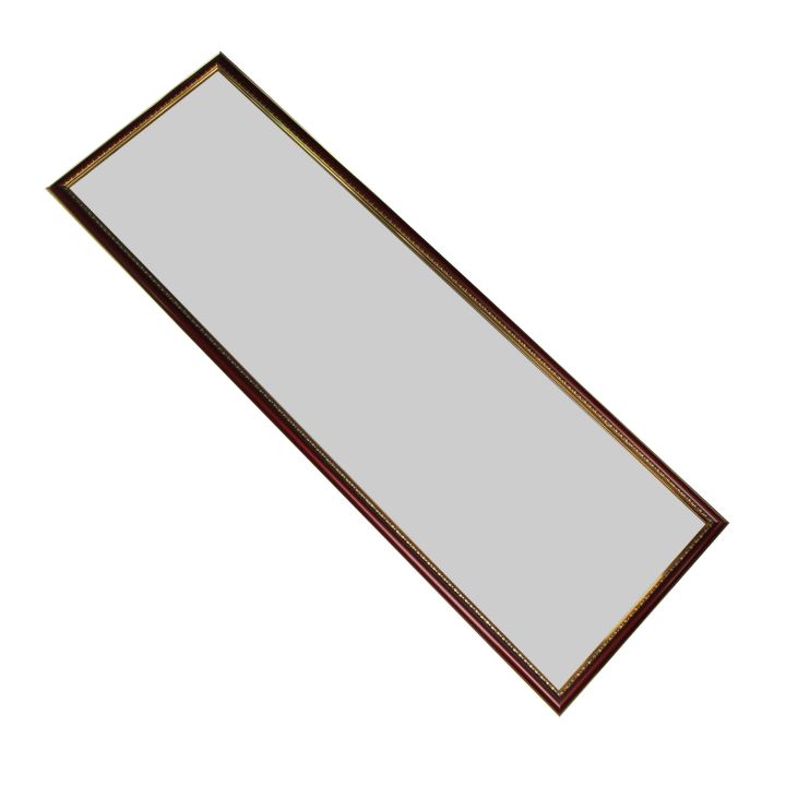 Golden/Brown 14x48" Wooden Mirror Frame | Daraz.com.np