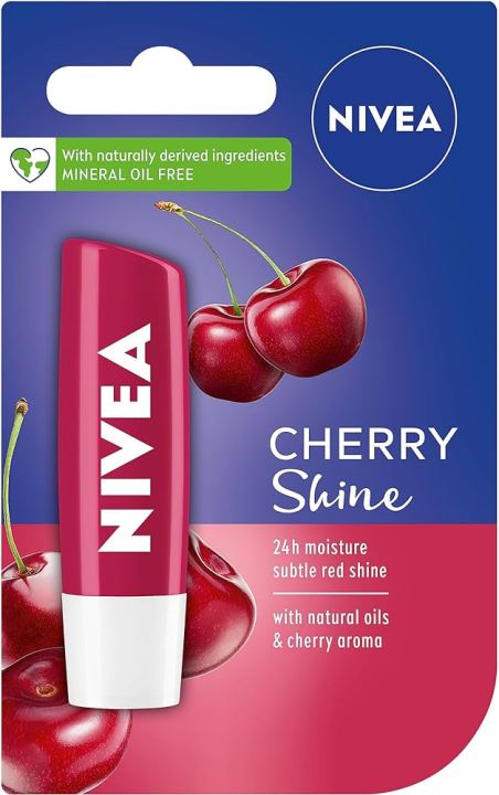 Nivea Lipbalm Cherry Shine - 4.8gm | Daraz.com.np