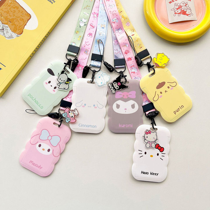 Sanrio Hello Kitty Cinnamoroll Melody Lanyard For Keys ID Card Bus Gym ...
