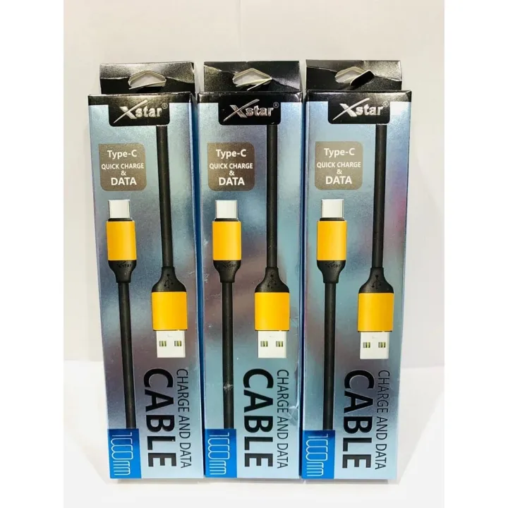 Xstar Type-C Data Cable & Metal Housing Safe-Charge Speed Cable | Daraz ...