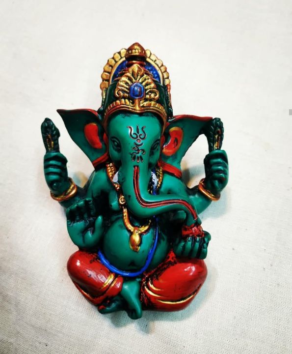 Resin Ganesh Statue Colourful | Daraz.com.np