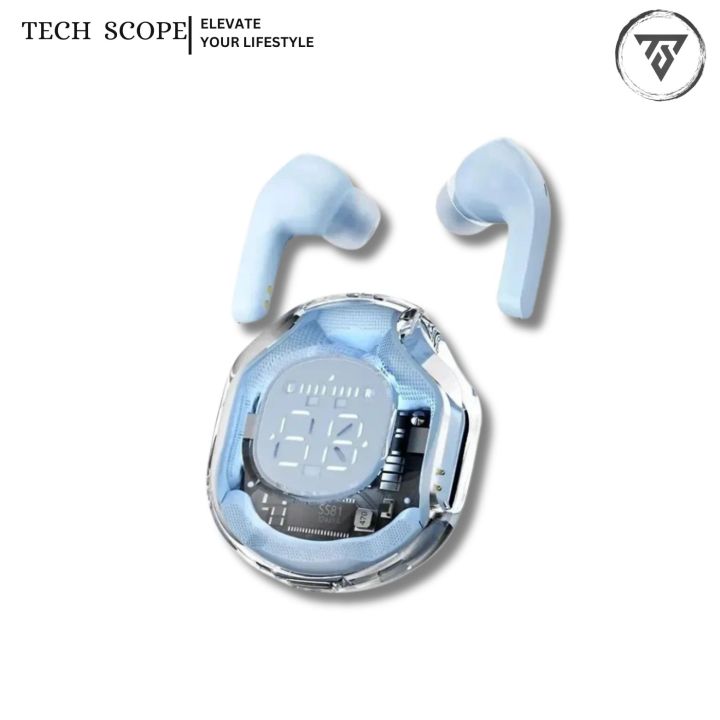 Tech-Scope TP-9 Wireless Earbuds With Transparent Designs And Multi ...