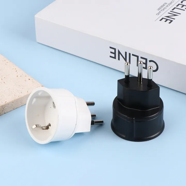 1Pc European France To Swiss Plugs Travel Adapter 3 Pin Plug 10A 250V ...