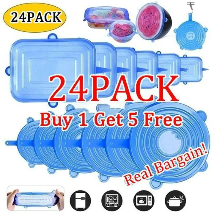 Silicone Food Preservation Cover Stretch Keeping Fresh Seal Bowl ...