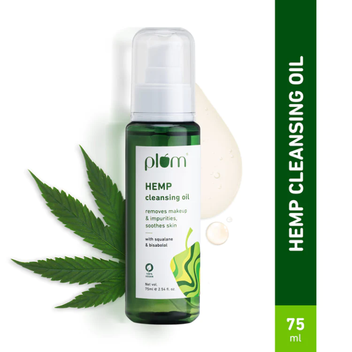 Plum Goodness Hemp Cleansing Oil With Squalane & Bisabolol 75Ml | Daraz ...