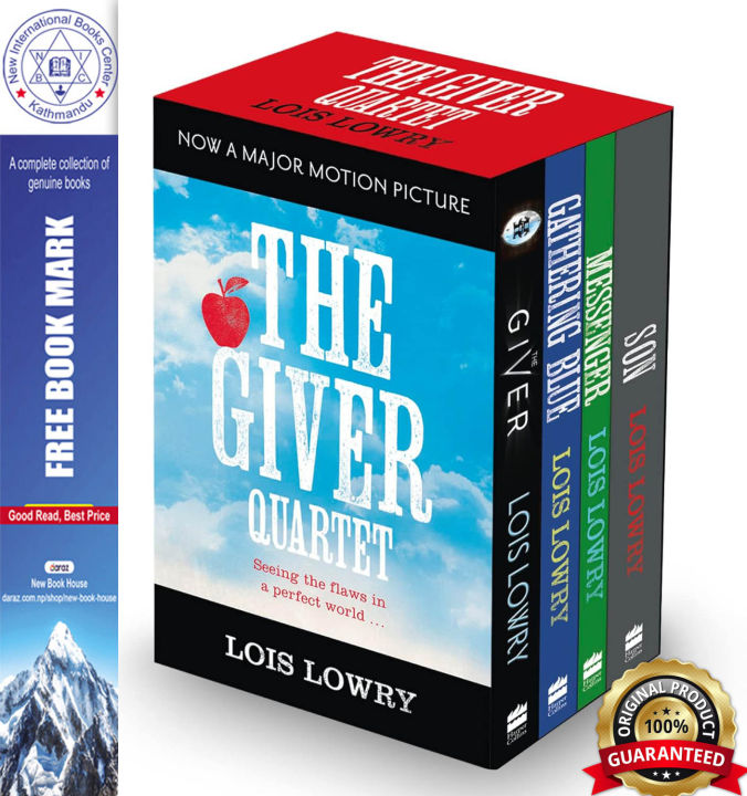 The Giver by Lois Lowry (4 Books Boxed Set) : The Giver, Gathering Blue ...