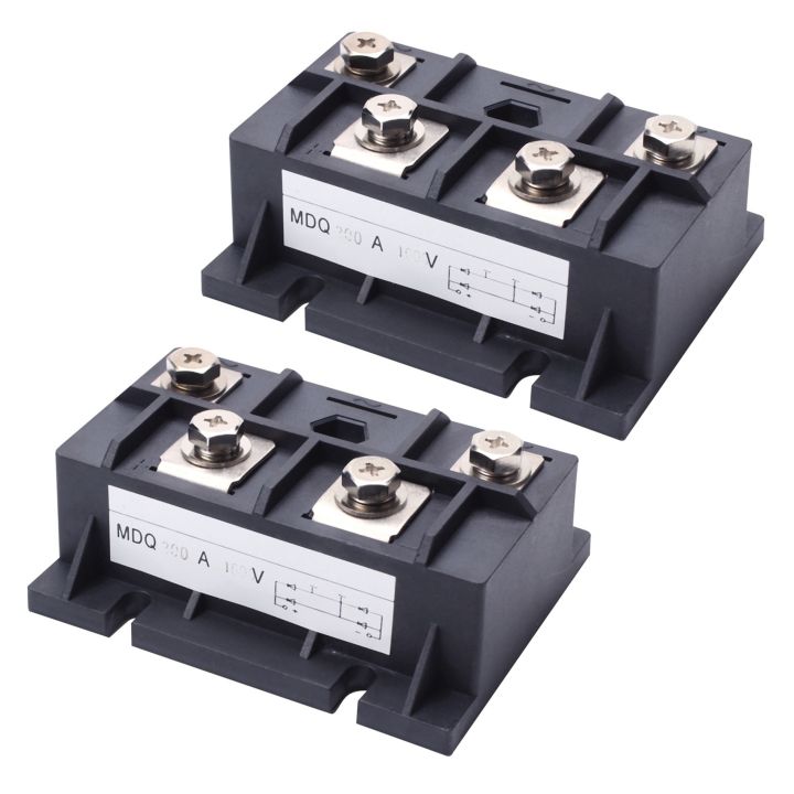 2X 200A 1600V Diode Module Single Phase Bridge Rectifier MDQ-200A ...