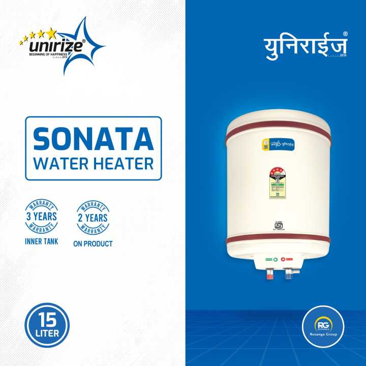 Unirize Sonata S.S Tank Water Heater 15Liter | Daraz.com.np
