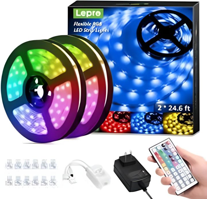 Smd 5M Strip Multicolored Led Strip Lights Usb Powered With Remote ...