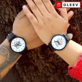 King Queen Couple Watch Men's And Women's Watch Combo | Daraz.com.np