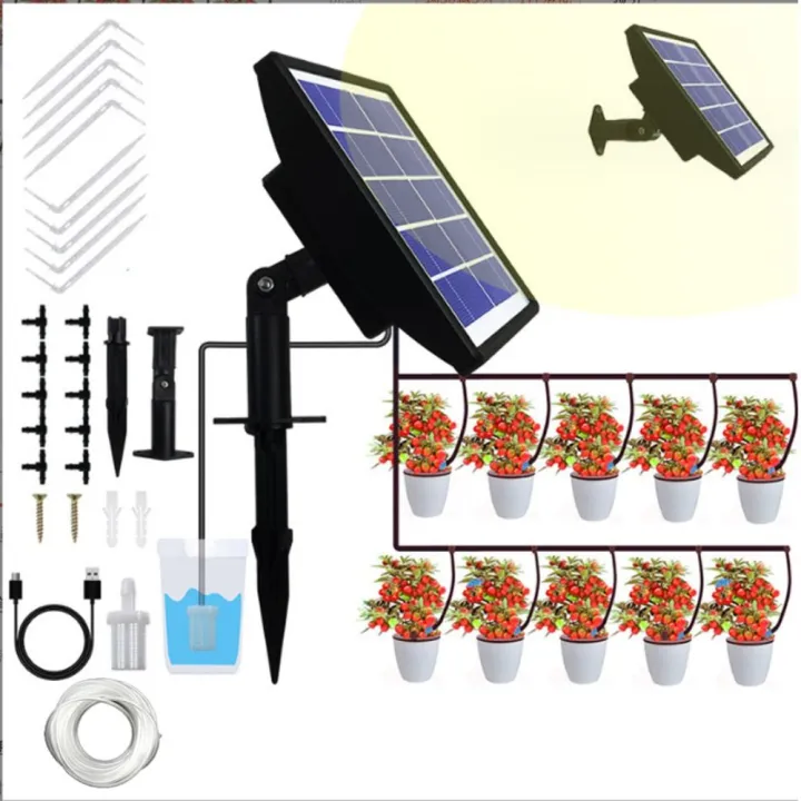 Solar Panel Powered Automatic Watering Pump Controller Intelligent Pump ...