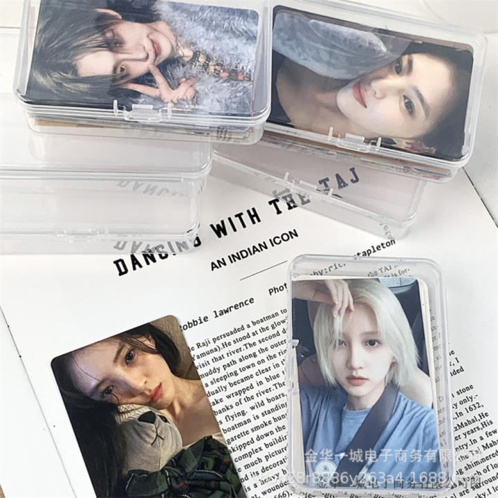 Transparent Storage Dustproof Box Plastics Sealing Sticker Storage Box ...