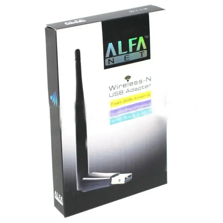 Alfa Wifi Net Wireless-N USB Adapter Fixed 3DBi Antenna Soft AP Wifi ...