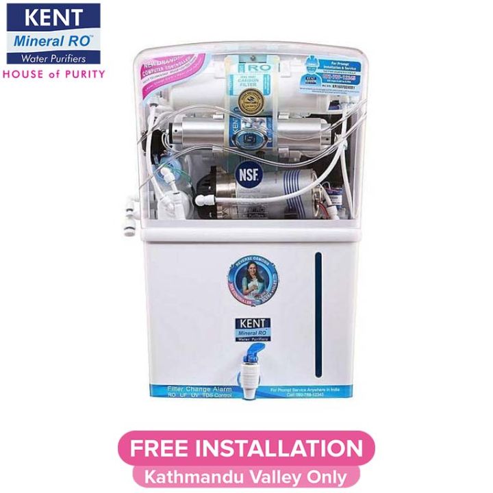 Water Purifer With Alkaline 8-Litre Mineral Ro Water Purifier - (White ...