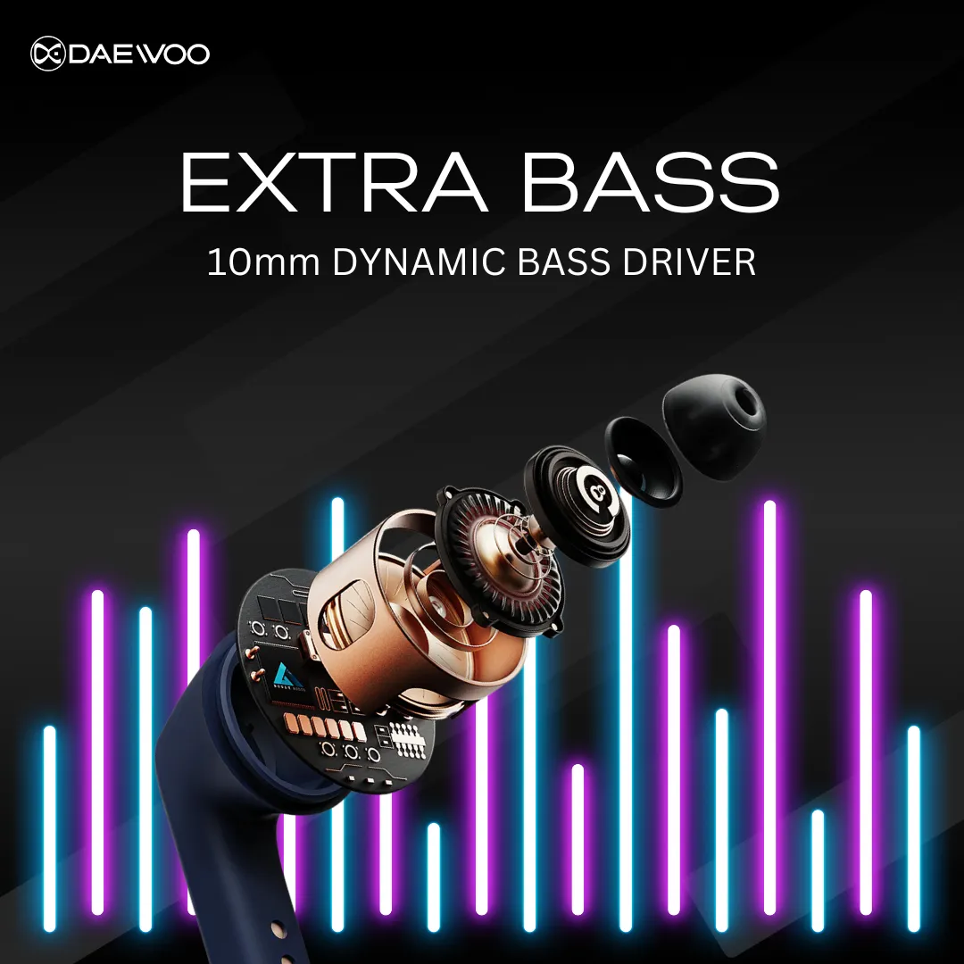 Daewoo Thrill 102 Earbuds 50hr Playtime | Jeevee