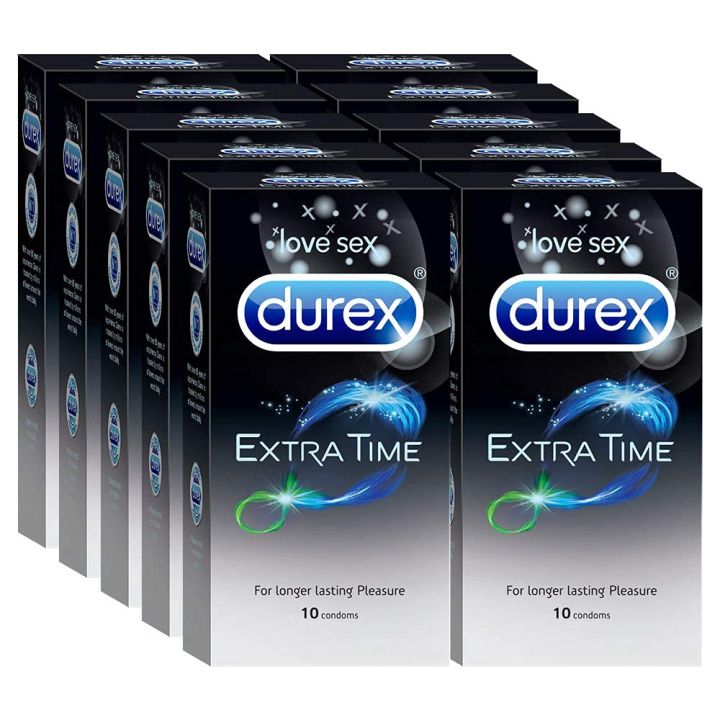 Durex Extra Time Condoms 10 Pcs | Daraz.com.np