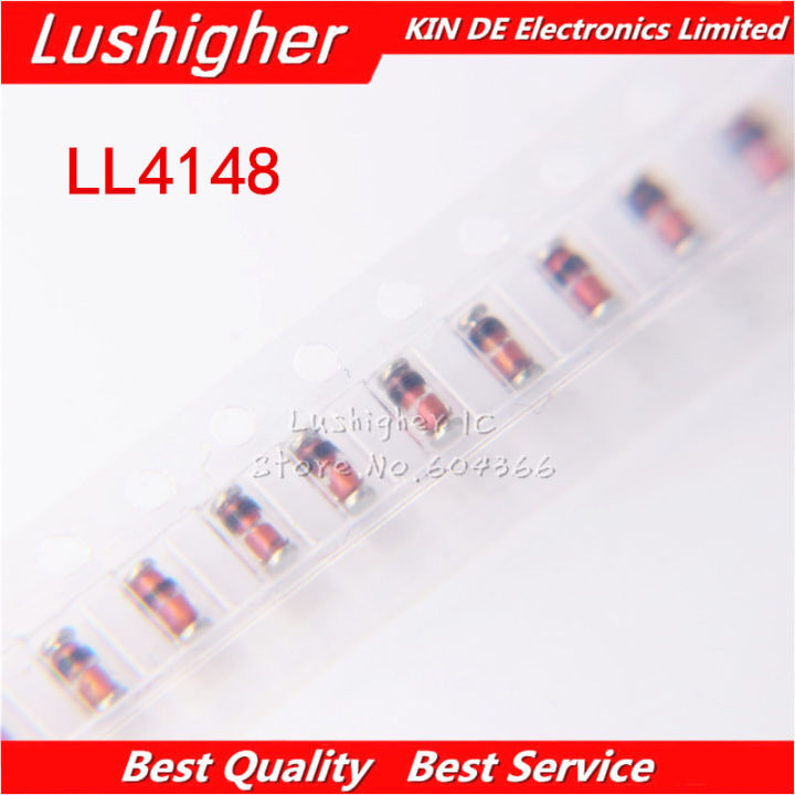 100PCS LL4148 LL34 4148 SOD-80 1N4148 IN4148 Switching Diode SMD ...
