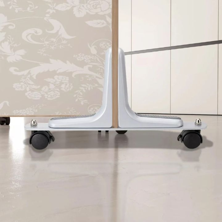 Storage Rack Adjustable Room Divider Screen Holder Movable Wheels Heavy ...