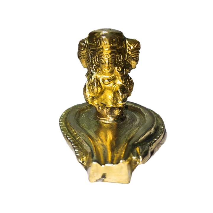 Chau Mukhi Shiva Linga (Shiv Lingam For Vastu Dosh Nivaran) Pital Brass ...
