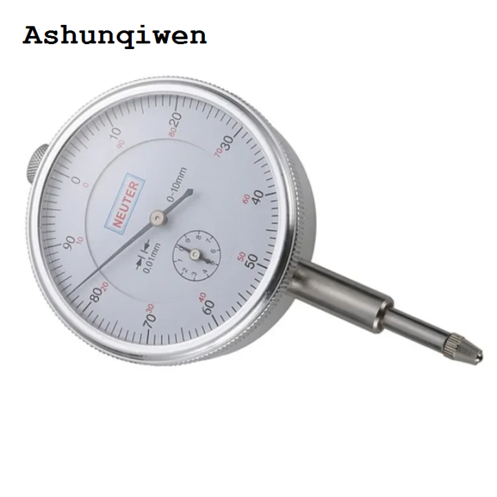 Ashunqiwen 0-10mm/0.01mm Mechanical Indicator Gauge Dial Indicator With ...