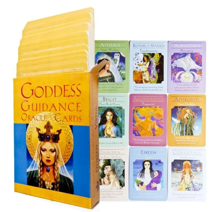 Goddess Guidance Oracle Cards 44 Piece Predicting Fate Divination ...