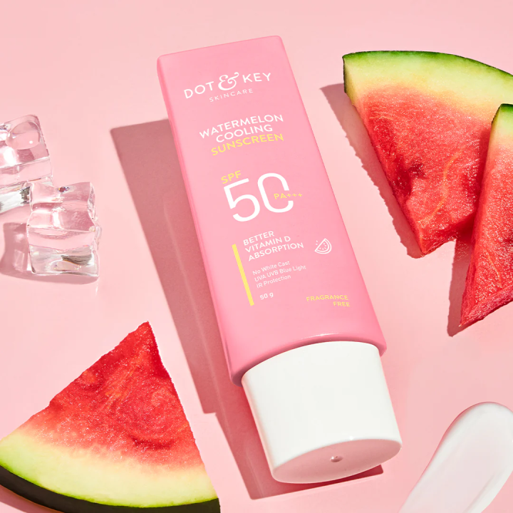 Dot & Key Watermelon Cooling Hyaluronic Sunscreen with SPF 50+ PA ...