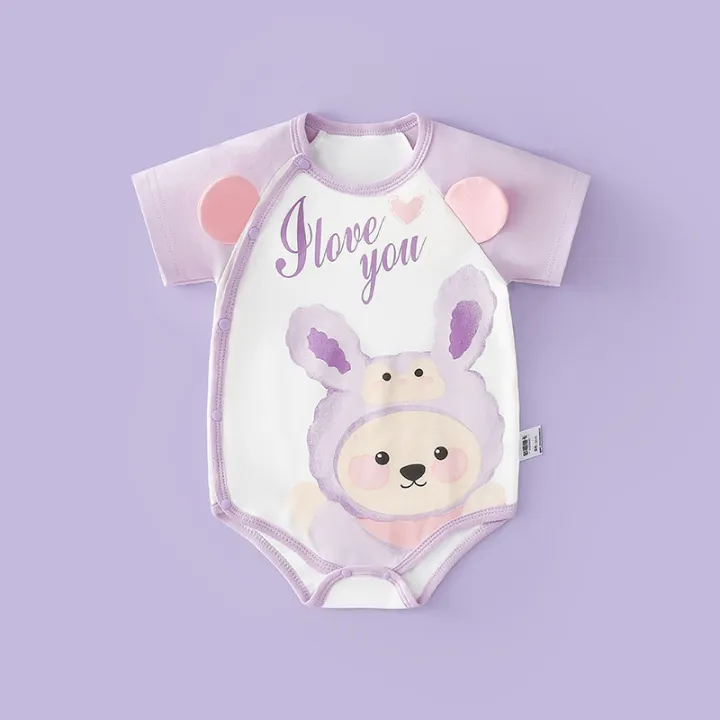 Wrapping fart clothes baby summer clothes triangle cartoon ha clothes ...