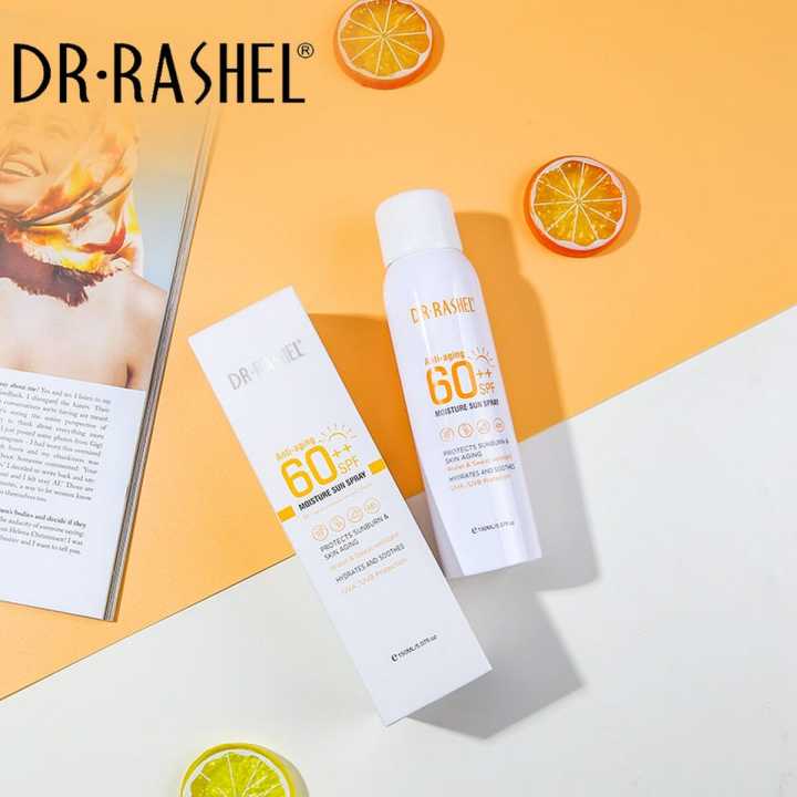 Dr.Rashel Anti Aging SPF 60++ Moisture Hydrating Sunscreen Spray 150ml | Daraz.com.np