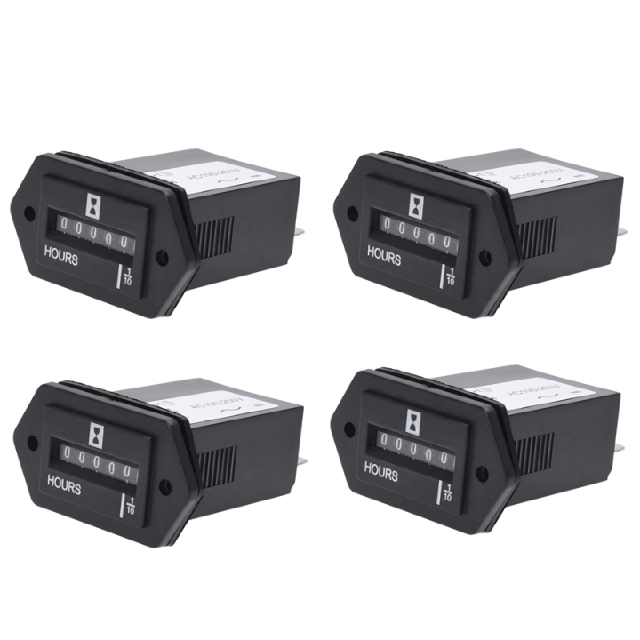 4X AC100-250V Electromechanical Hour Meter Counter | Daraz.com.np