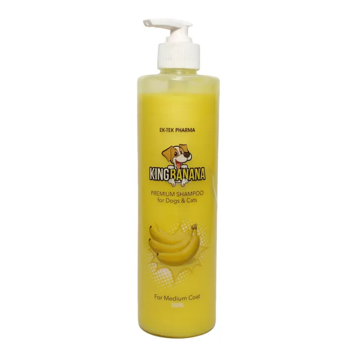 King Banana Premium Shampoo For Dogs & Cats, Banana- 500Ml | Daraz.com.np