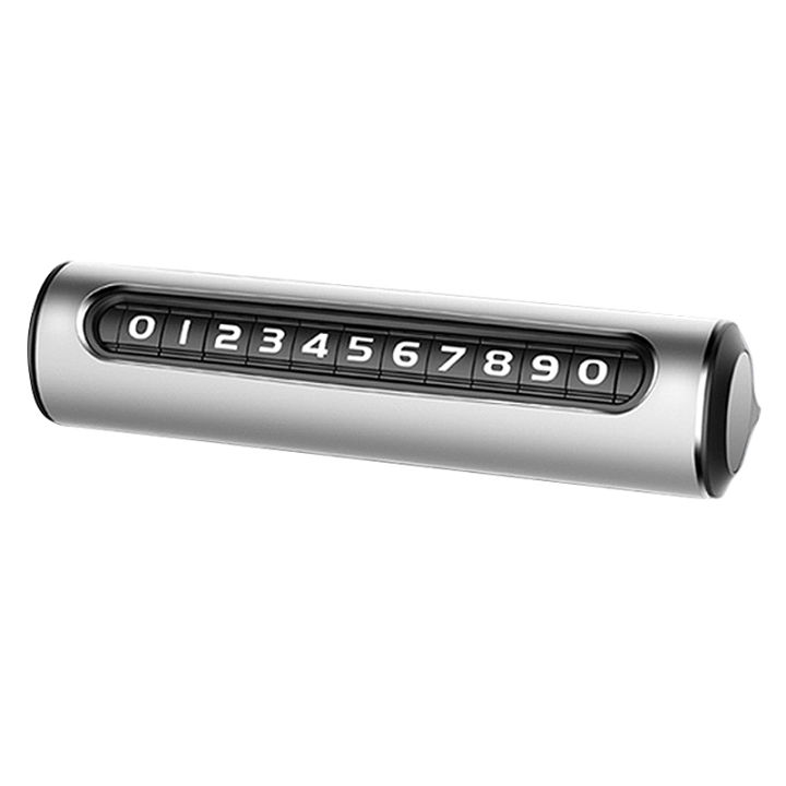 LKPCIGCXM Car Roller Type Rotating Stop Metal Telephone Number Sign Car ...