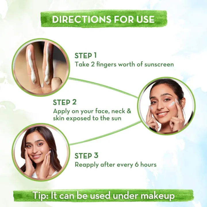 Mama. Earth Rice Water Dewy Sunscreen with Rice Water & Niacinamide ...