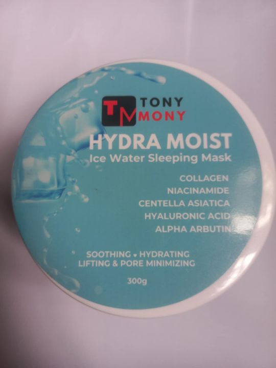 Tony Mony Beauty Original Hydra Moist Ice Water Sleeping Mask-300grams ...