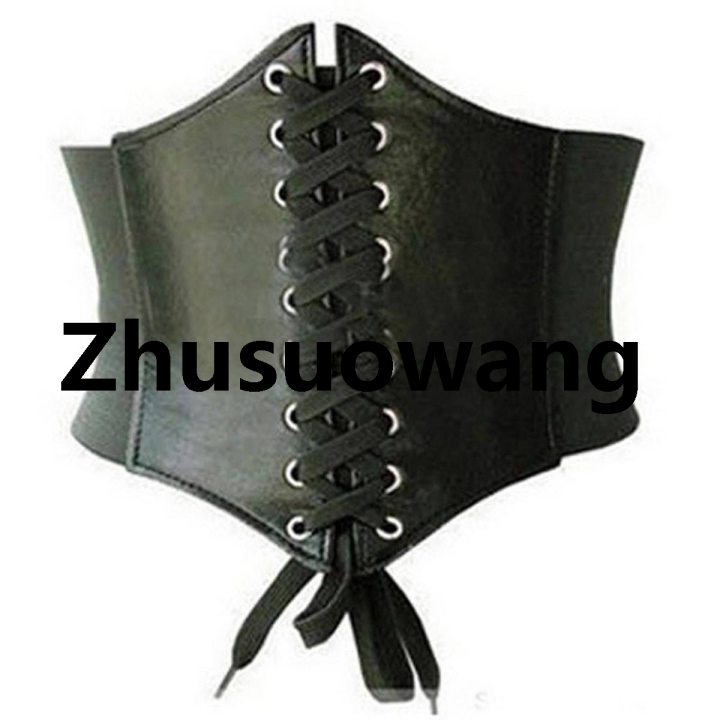 Zhusuowang Women Slim Body Shaper Underbust Corset Lace Up Waistband ...