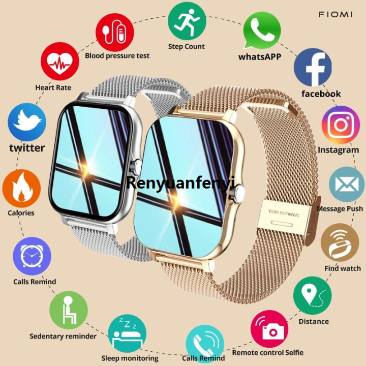 Renyuan 【 +Ready Stock + +COD 】 Y13 Smart Watch HD Bluetooth Call Dial ...