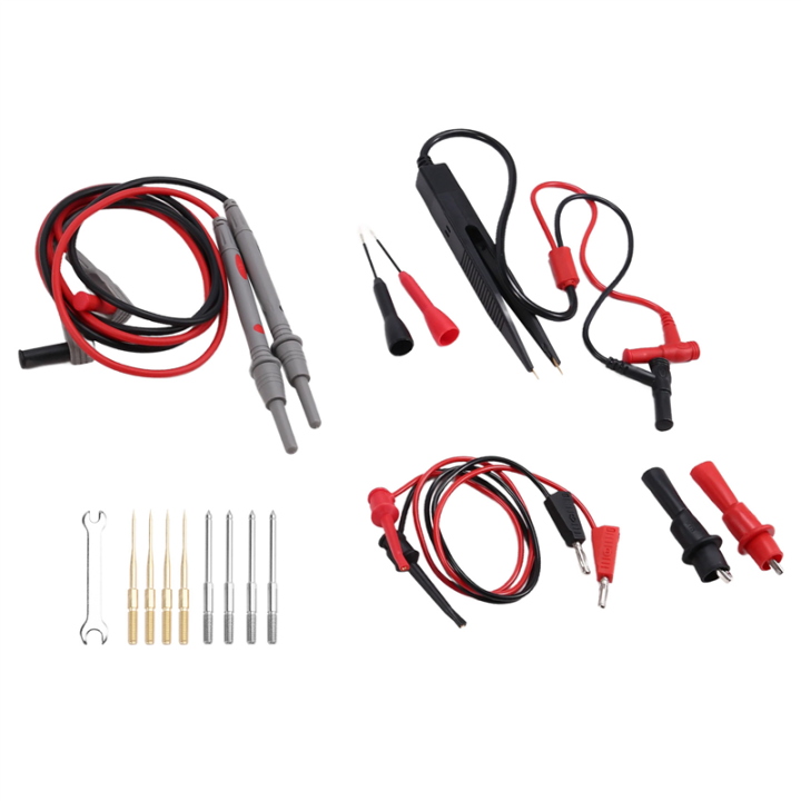 Multimeter Test Leads Kit Replaceable Multimeter Test Probe Wire ...