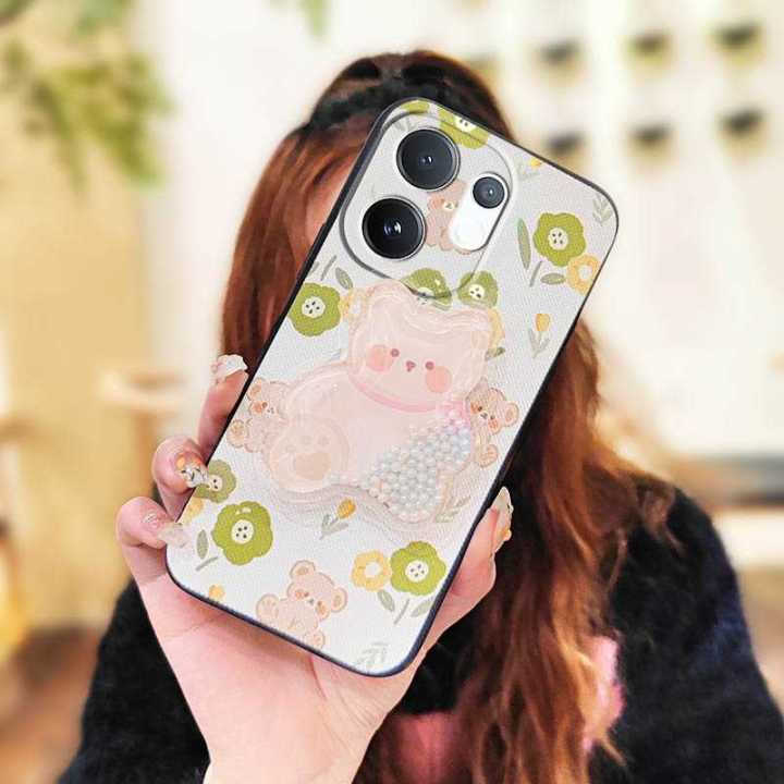 Cartoon Rotatable stand Phone Case For VIVO V70 5G Silicone Anti-dust ...
