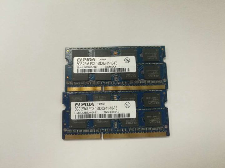 ELPIDA DDR3 1600 8G Laptop Memory Standard Voltage Compatible with 1333 ...