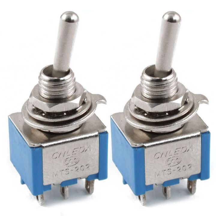 Sptrry2X AC 3A/250V 6A/125V 6 Pin DPDT On/On 2 Position Mini Toggle ...