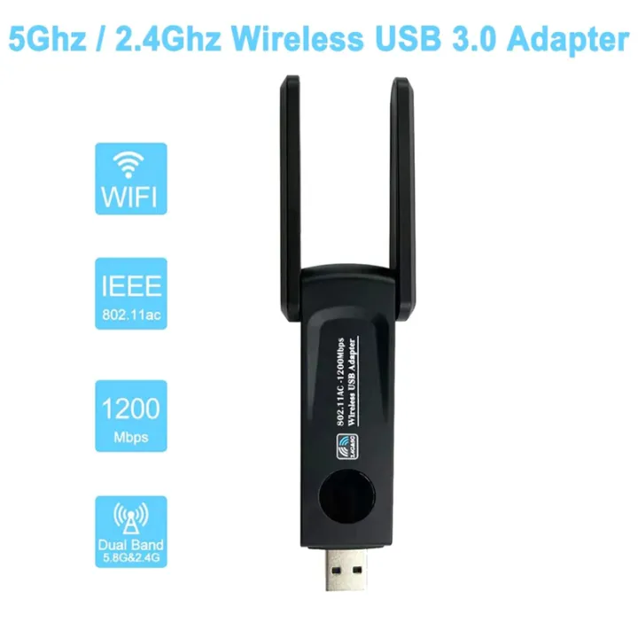 WiFi 1200M 3.0 Wifi Adapter Dual Band 2.4G 5G 1200Mbps Wifi Network ...