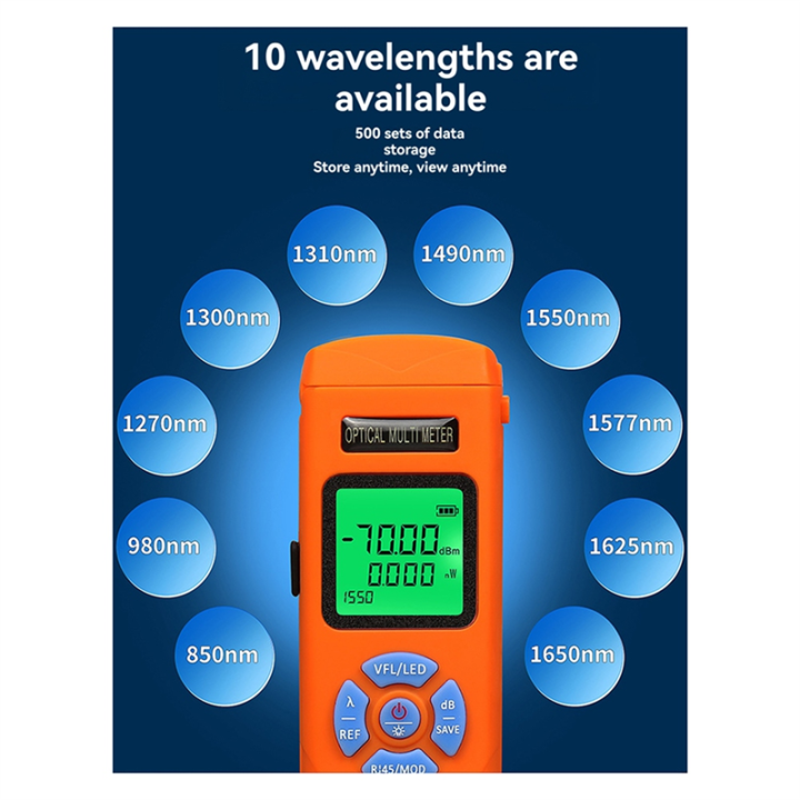 Rechargeable In-One Mini Optical Meter Visual Fault Locator Network ...