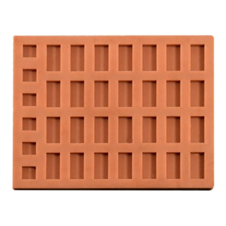 Tool Red Mini Brick Silicone Mold Construction Material Building Making ...